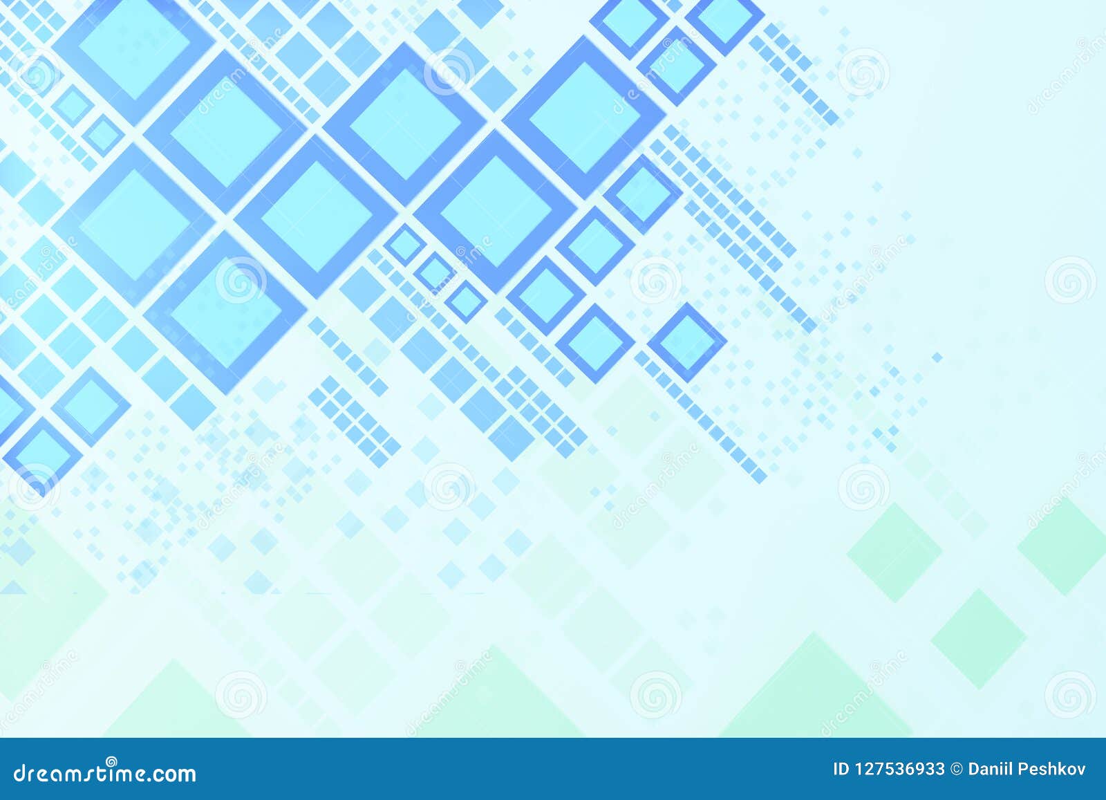 Blue square wallpaper stock illustration. Illustration of geometric ...