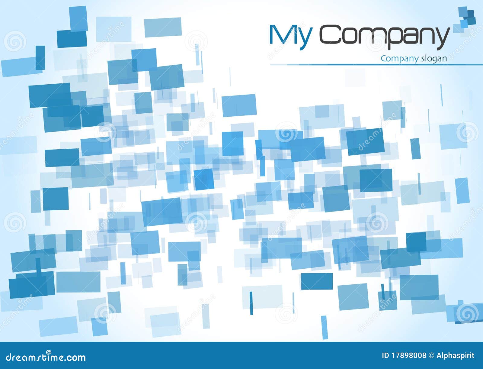 Blue squares background stock vector. Illustration of light - 17898008