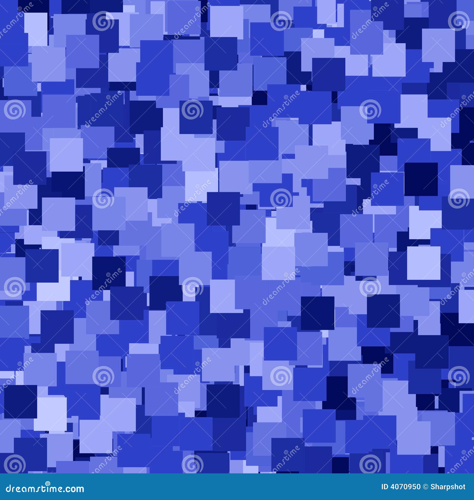 Blue squares background. stock illustration. Illustration of pieces ...