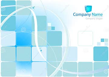 Blue squares background stock vector. Illustration of design - 6343177