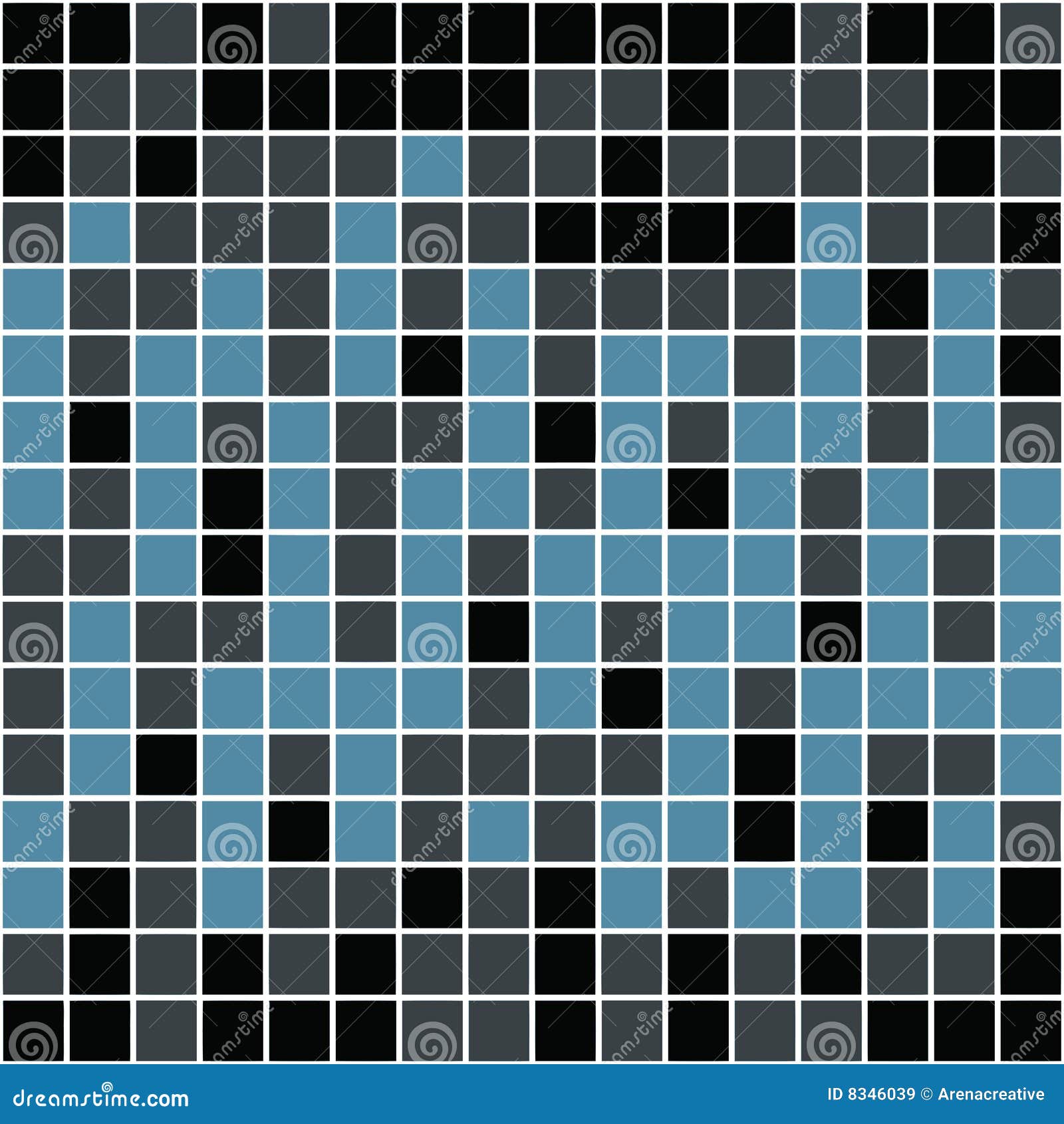 Blue Squares Pattern stock vector. Illustration of random - 8346039