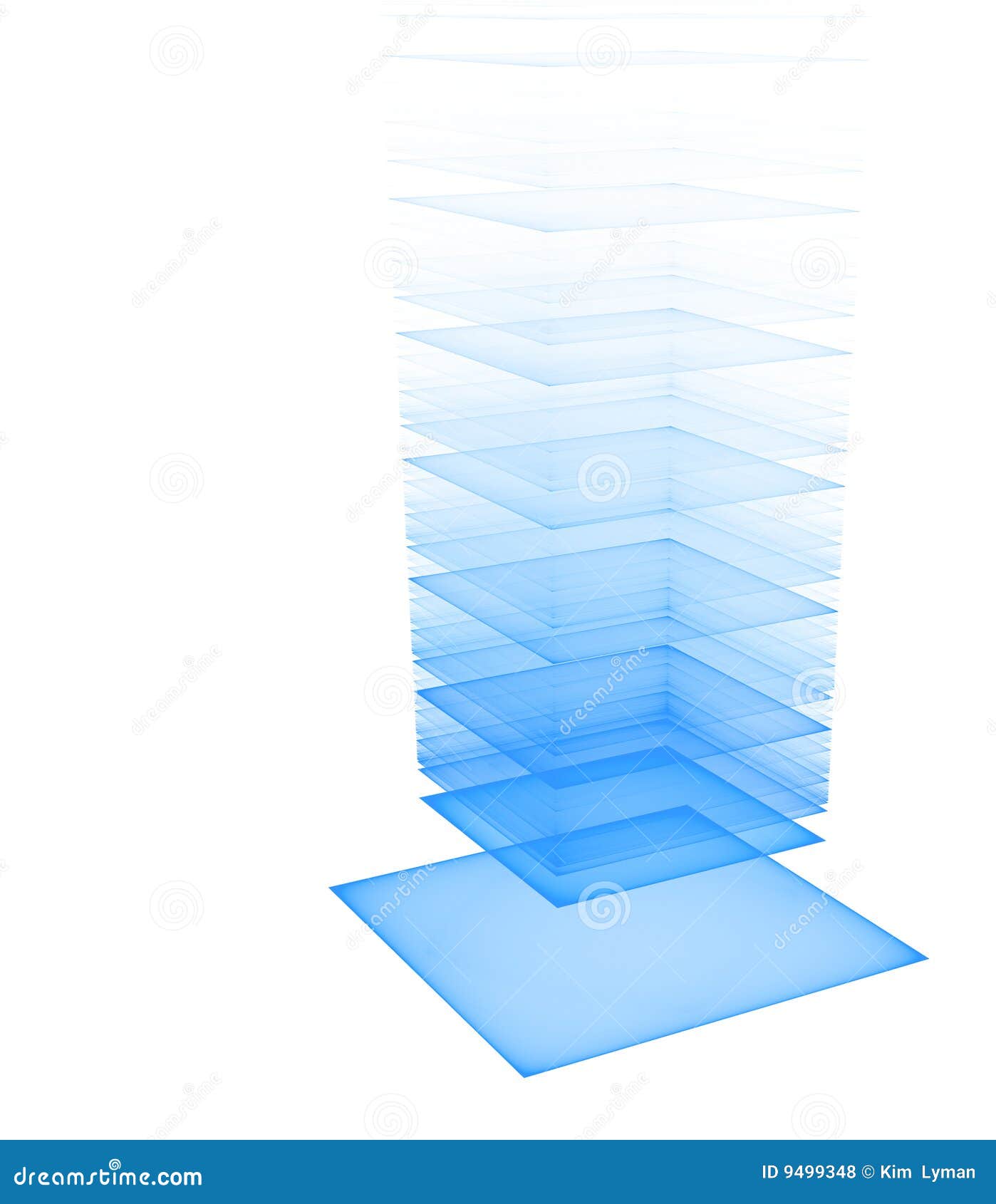 Blue stack stock illustration. Illustration of transparent - 9499348