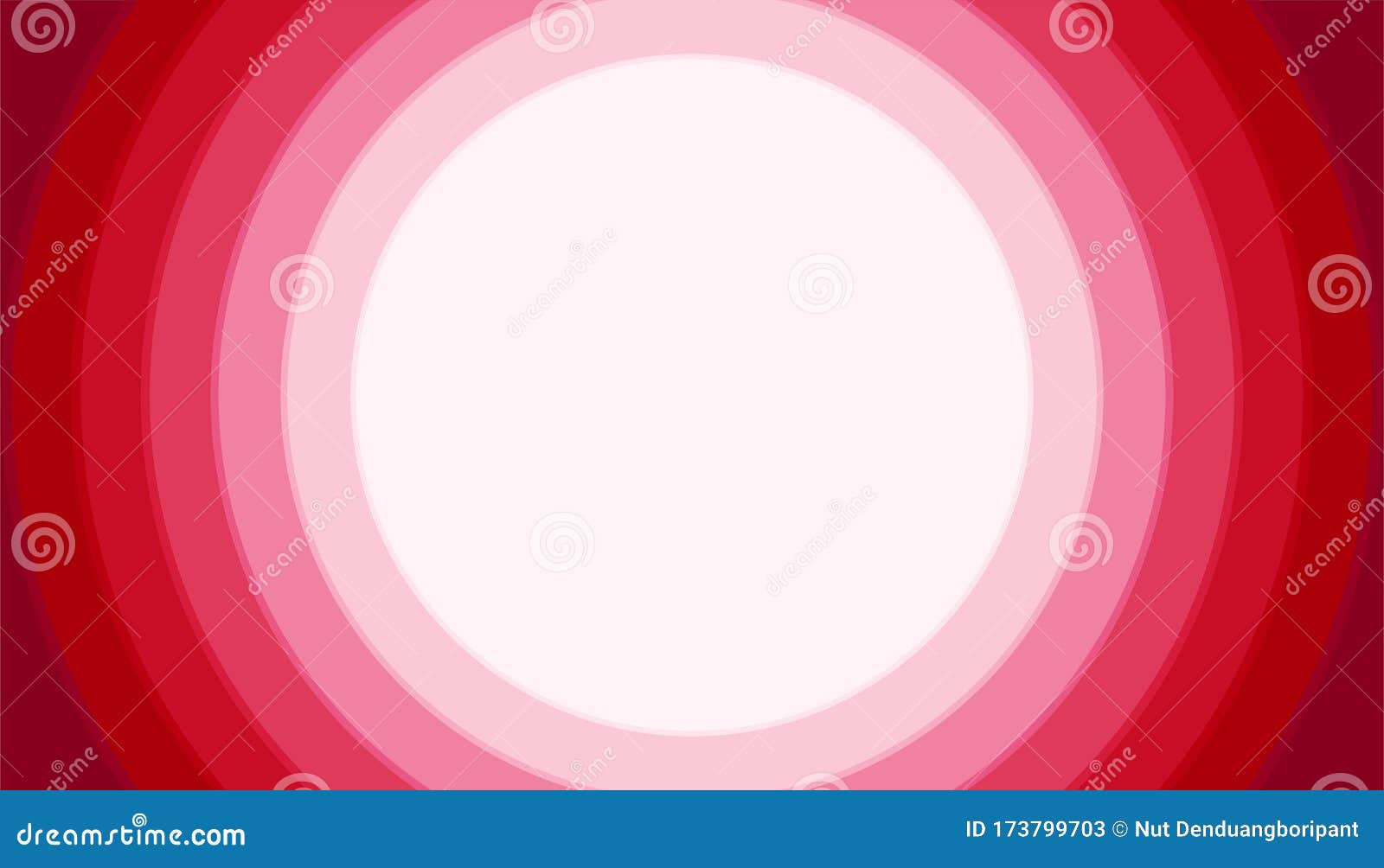 Red Stack Circle Abstract Background with Copy Space Stock Vector ...
