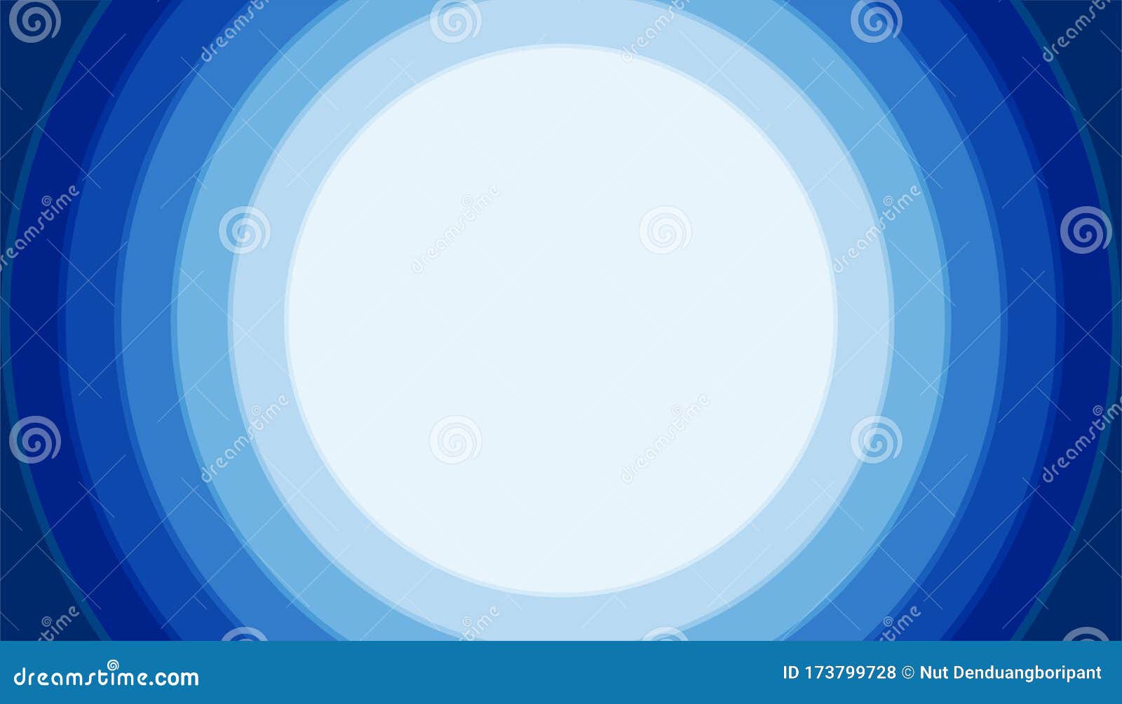 Blue Stack Circle Abstract Background with Copy Space Stock Vector ...