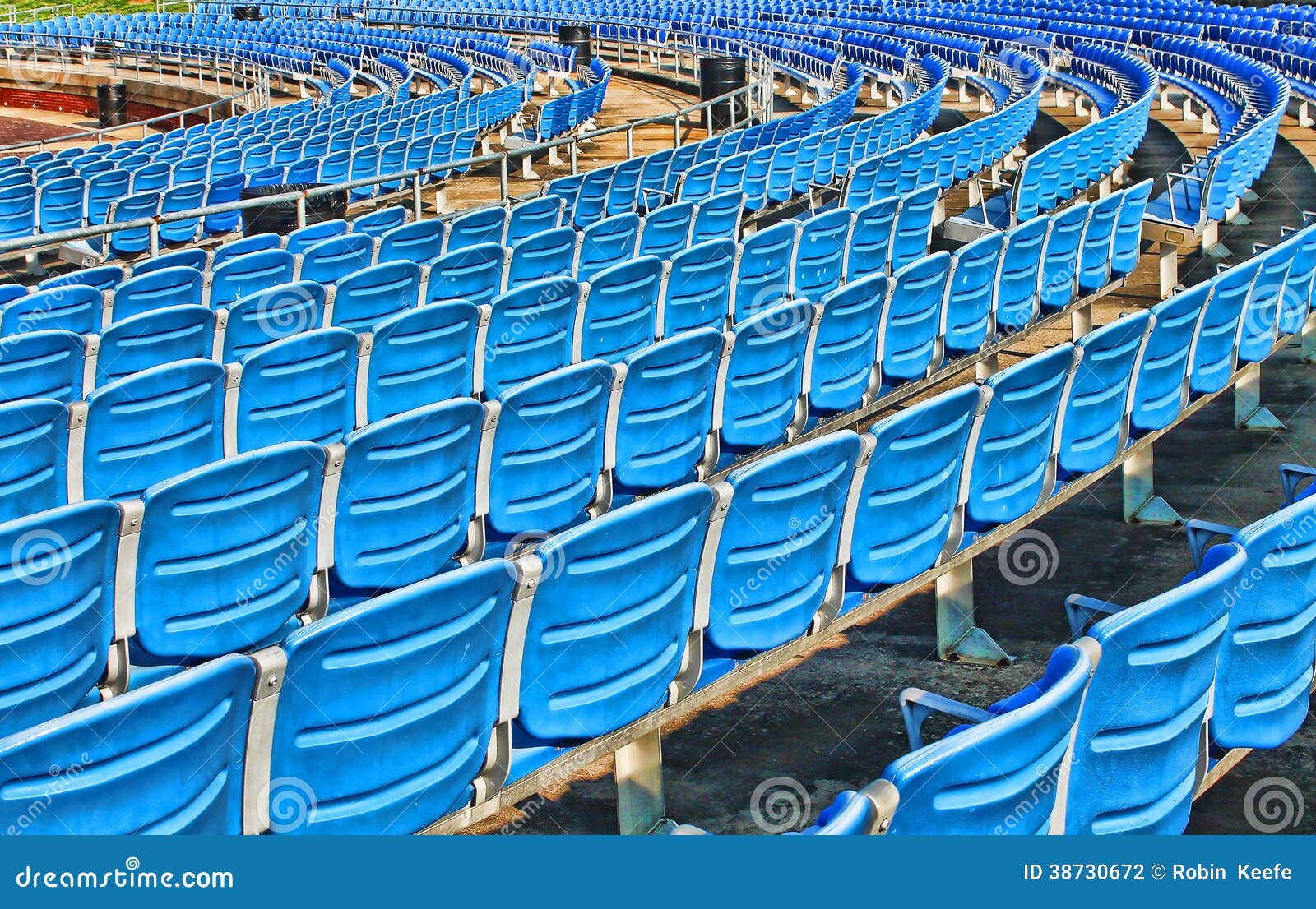 Blue Stadium Seats stock photo. Image of arena, gathering - 38730672