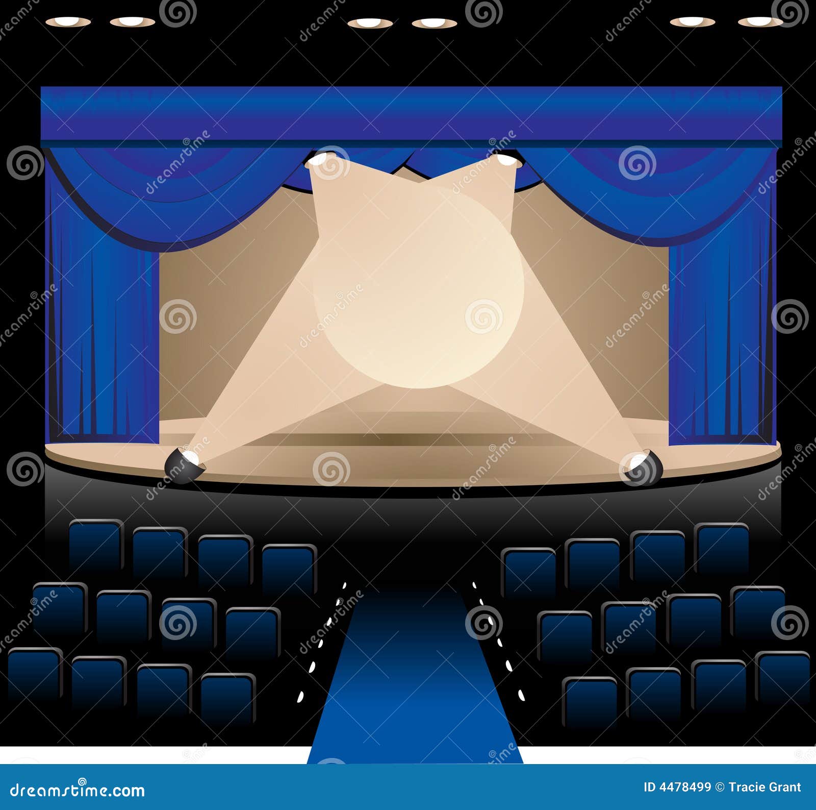 Royal Blue Stage Stock Illustrations – 889 Royal Blue Stage Stock ...