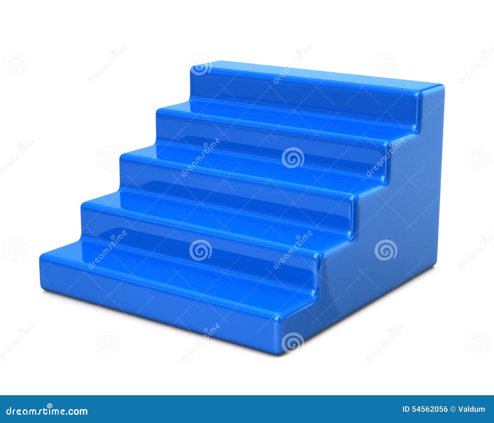 Blue Stairs Logo Vector Illustration | CartoonDealer.com #98788456