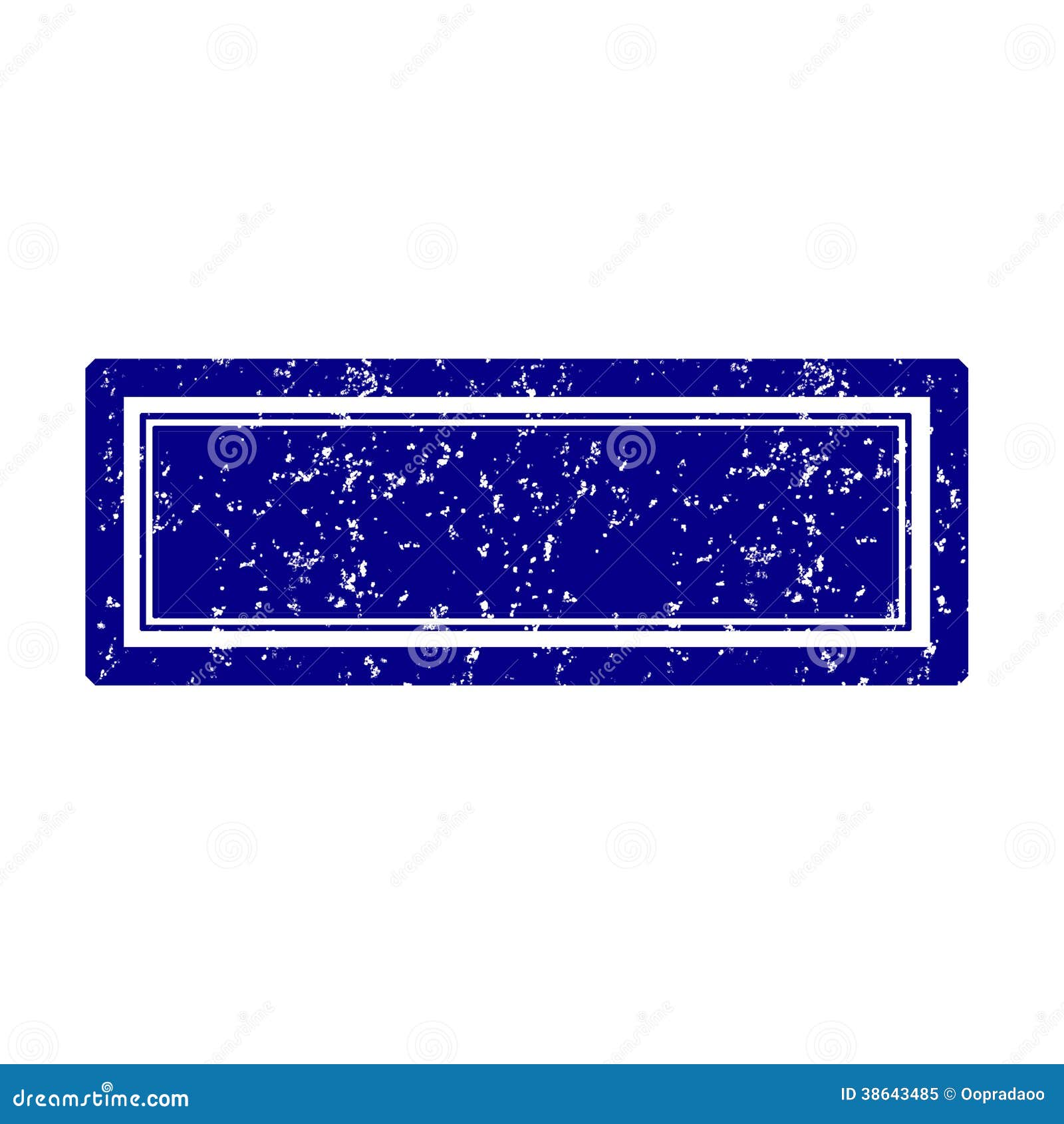 Blue stamp square stock vector. Illustration of mark - 38643485