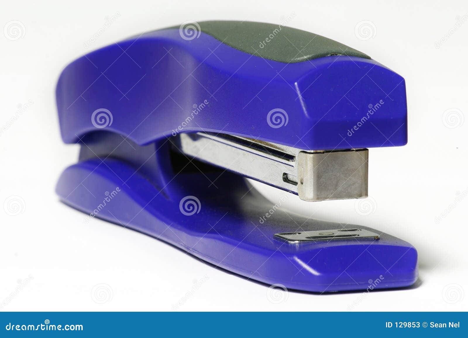 Blue Stapeler stock image. Image of blue, alone, stapeler - 129853
