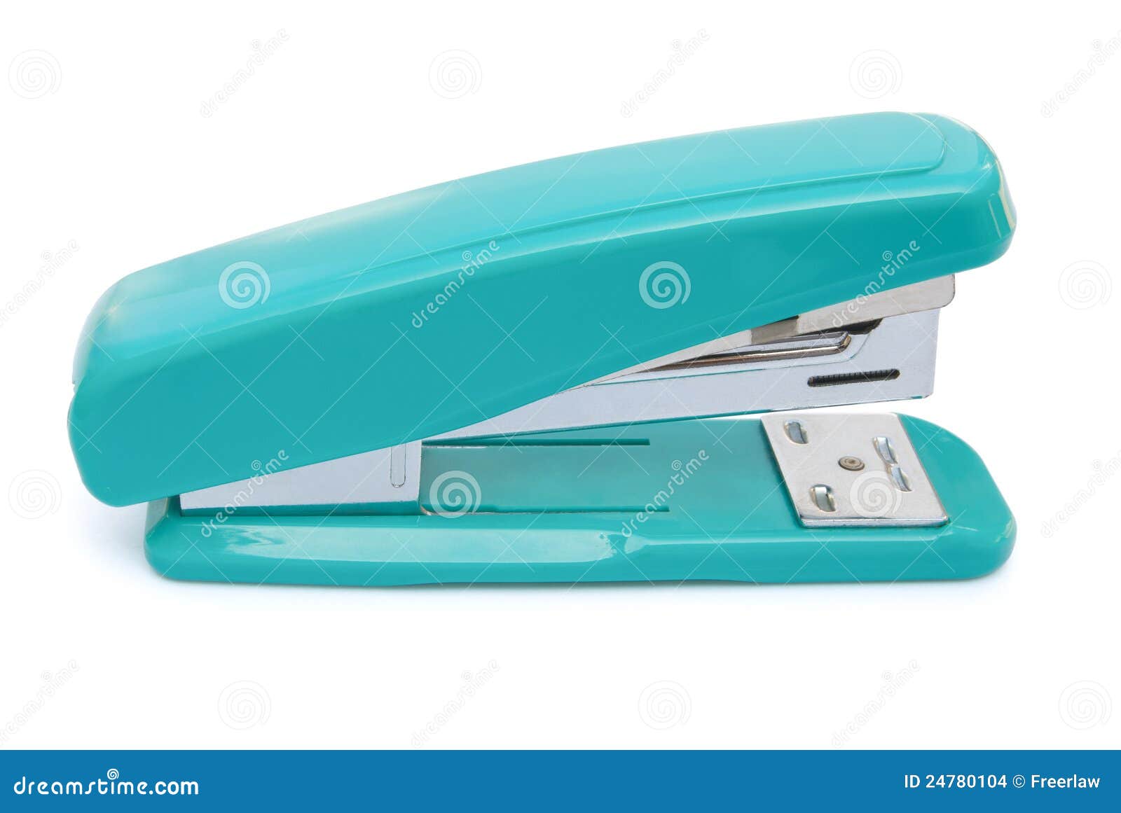 Blue stapler stock photo. Image of objects, desk, stationary - 24780104