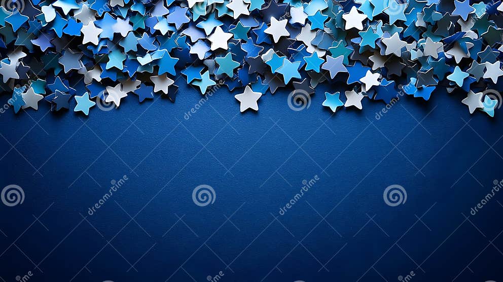 Blue Star Abstract Background Illustration Stock Photo - Image of ...