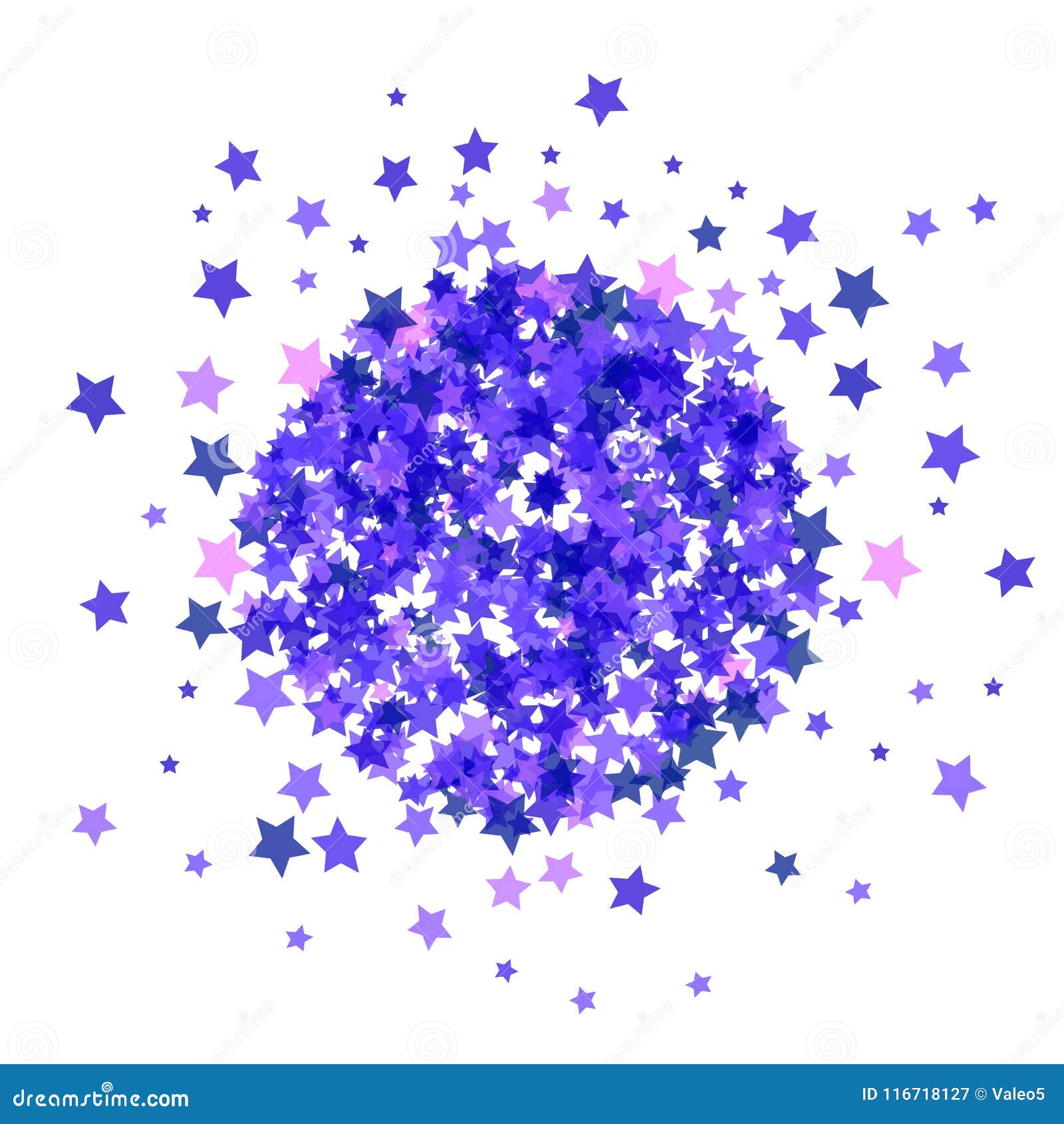 Blue Star Burst Isolated stock illustration. Illustration of modern ...