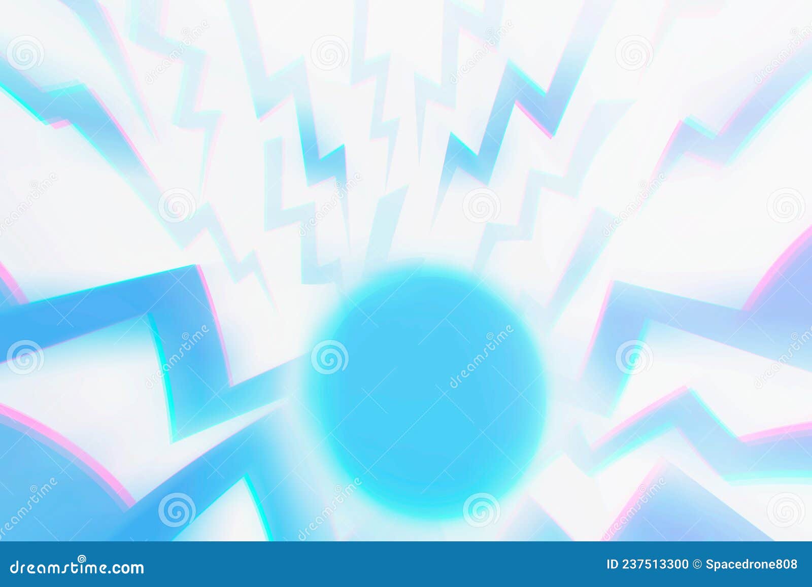 Blue Star Collision Illustration Backdrop Stock Illustration ...