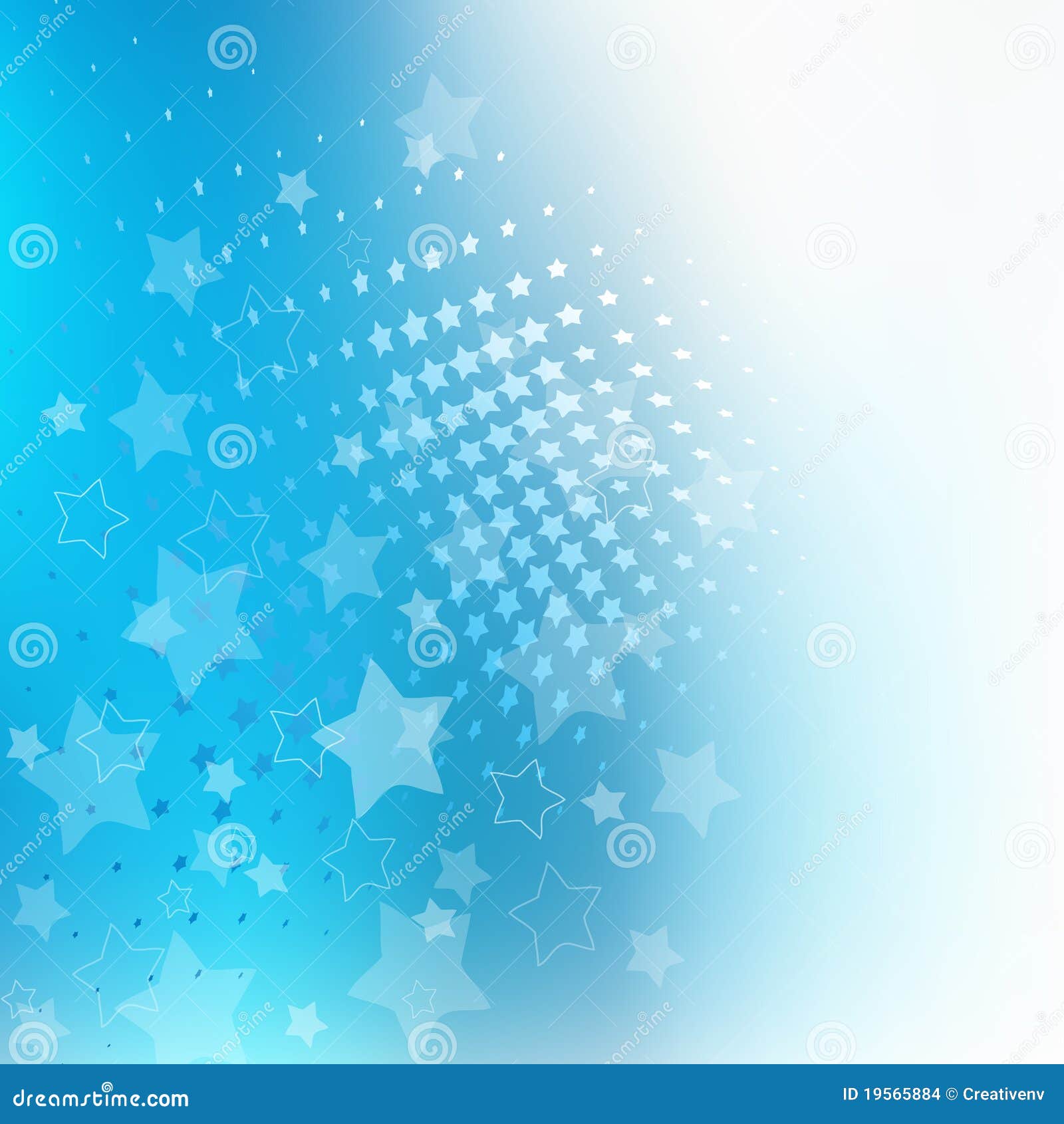 Blue Star Design Background Stock Vector - Illustration of blueish ...