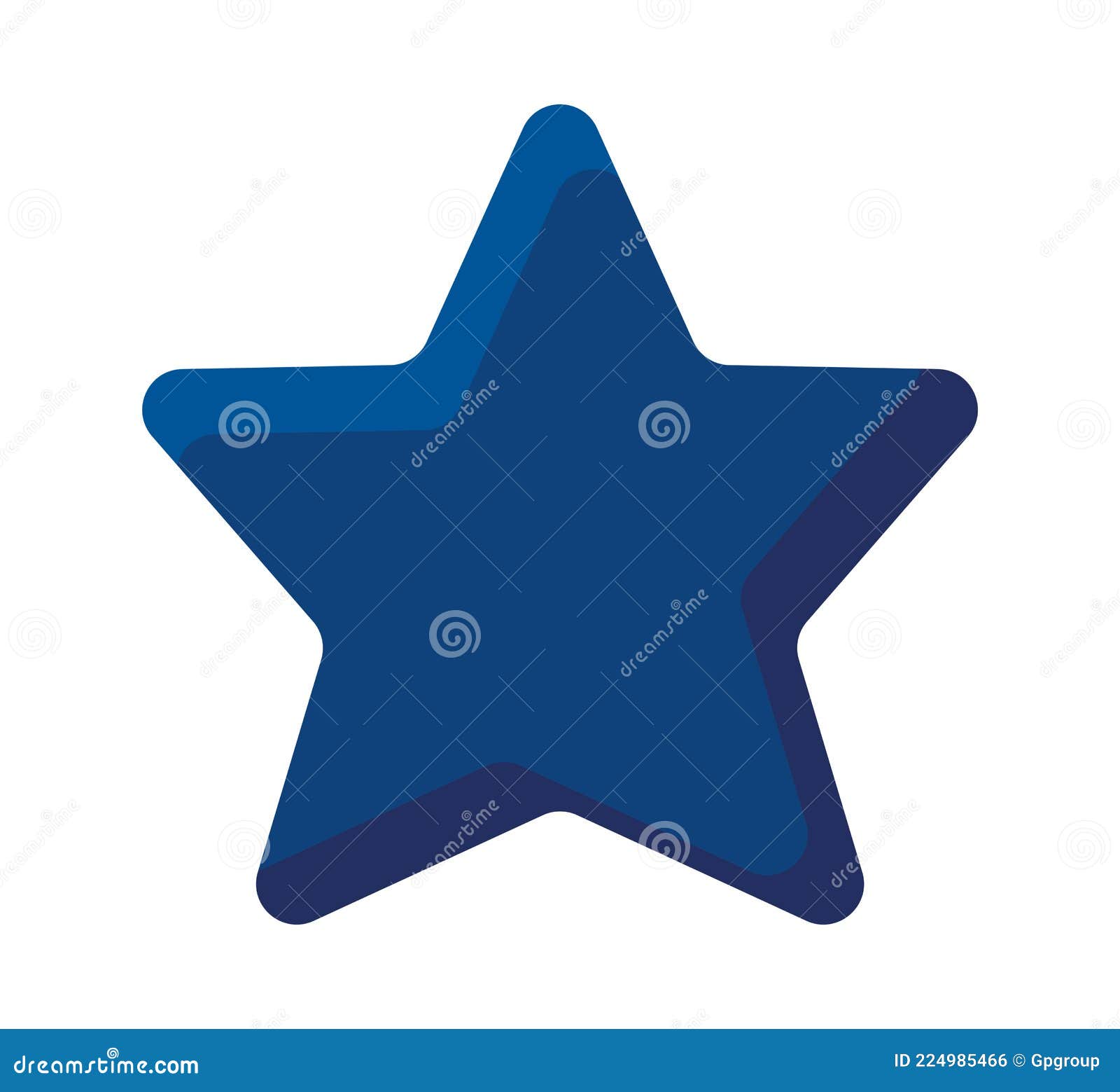 Blue star design stock vector. Illustration of decoration - 224985466