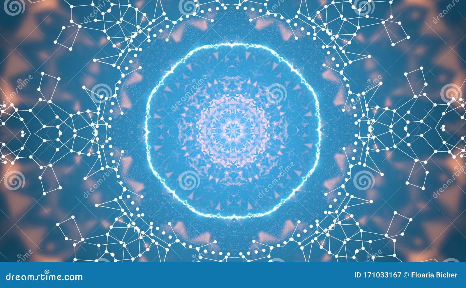 Blue Star Explosion into the Creation of a Beautiful Nebula of ...