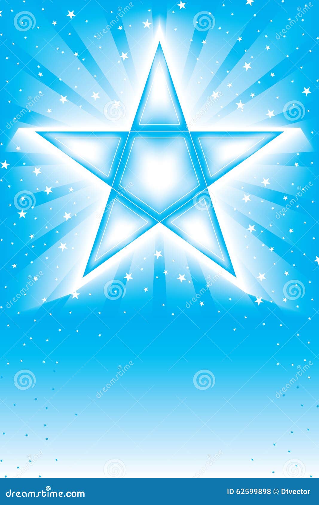 Blue star fly bright white stock vector. Illustration of company - 62599898