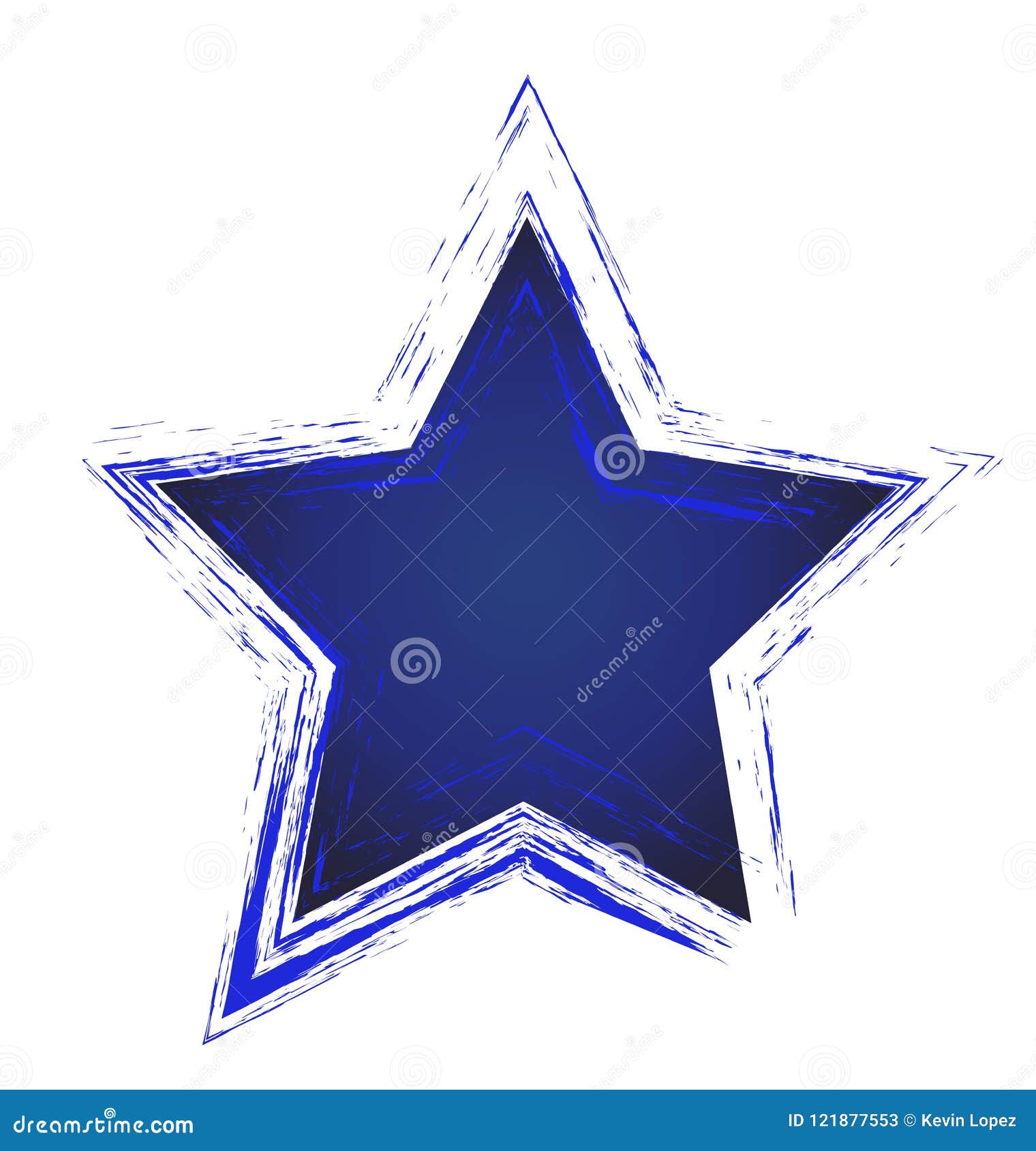 Blue star icon vector art stock vector. Illustration of freedom - 121877553