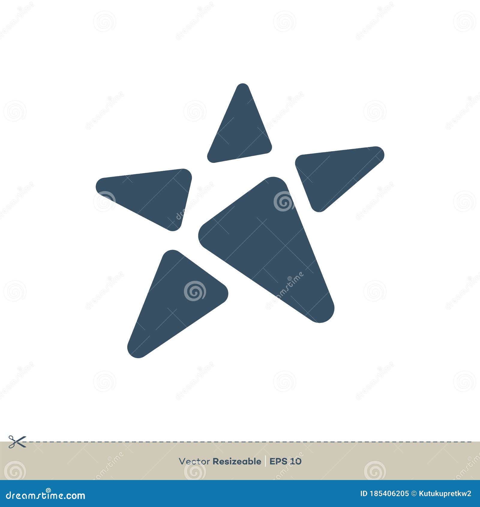 Blue Star Logo Template Illustration Design. Vector EPS 10 Stock Vector ...