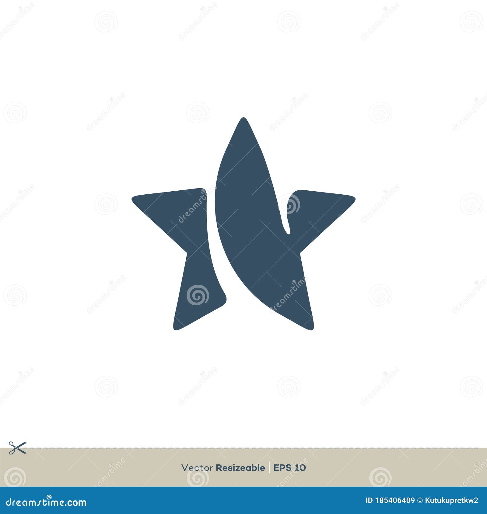 Blue Star Logo Template Illustration Design. Vector EPS 10 Stock Vector ...