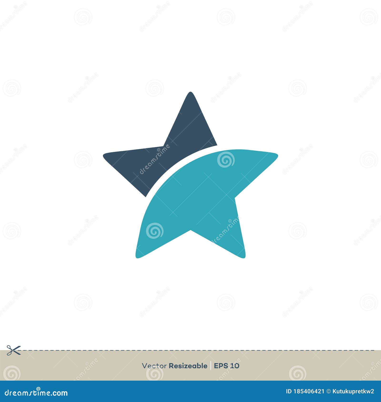 Blue Star Logo Template Illustration Design. Vector EPS 10 Stock Vector ...