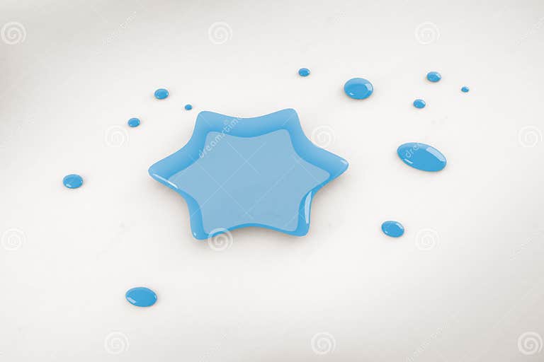 A blue star paint splash stock illustration. Illustration of people ...
