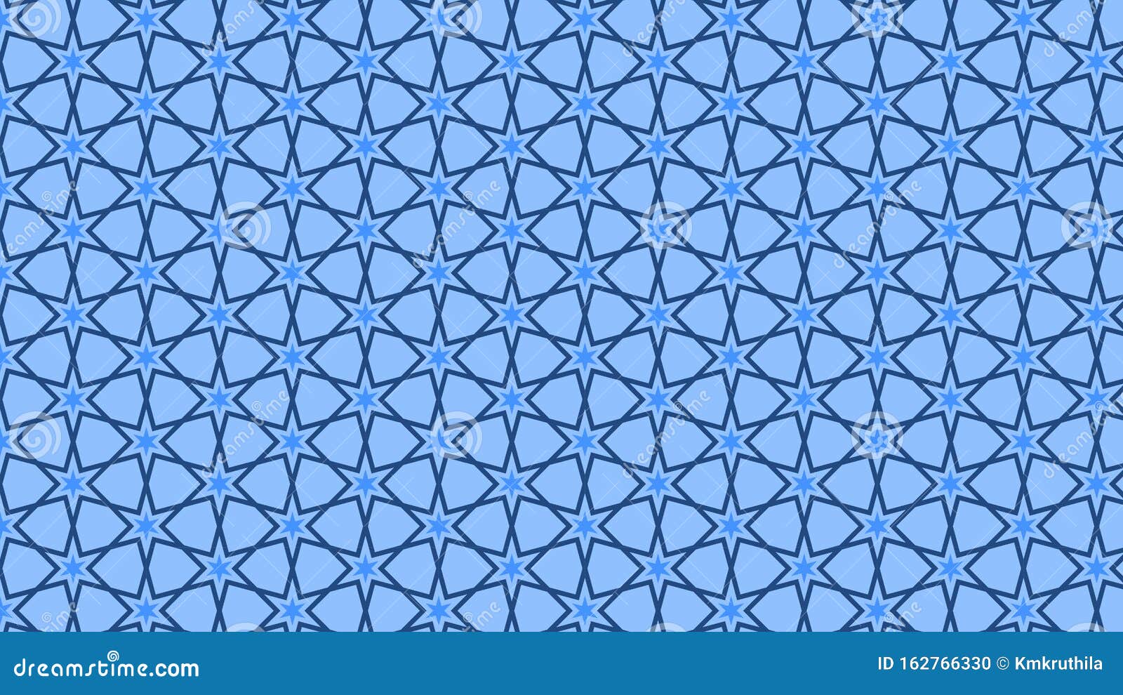 Blue Star Pattern Background Stock Vector - Illustration of stars ...