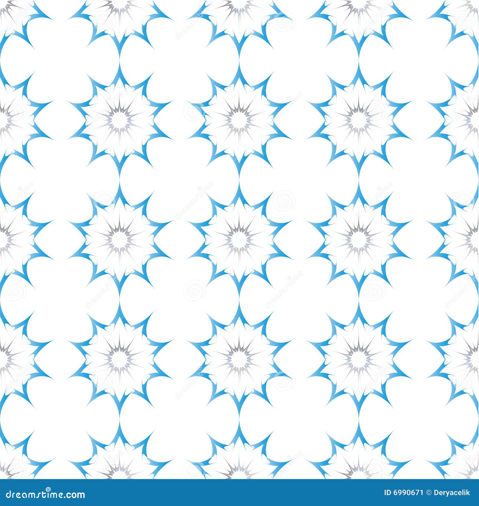 Blue star seamless pattern stock vector. Illustration of retro - 6990671