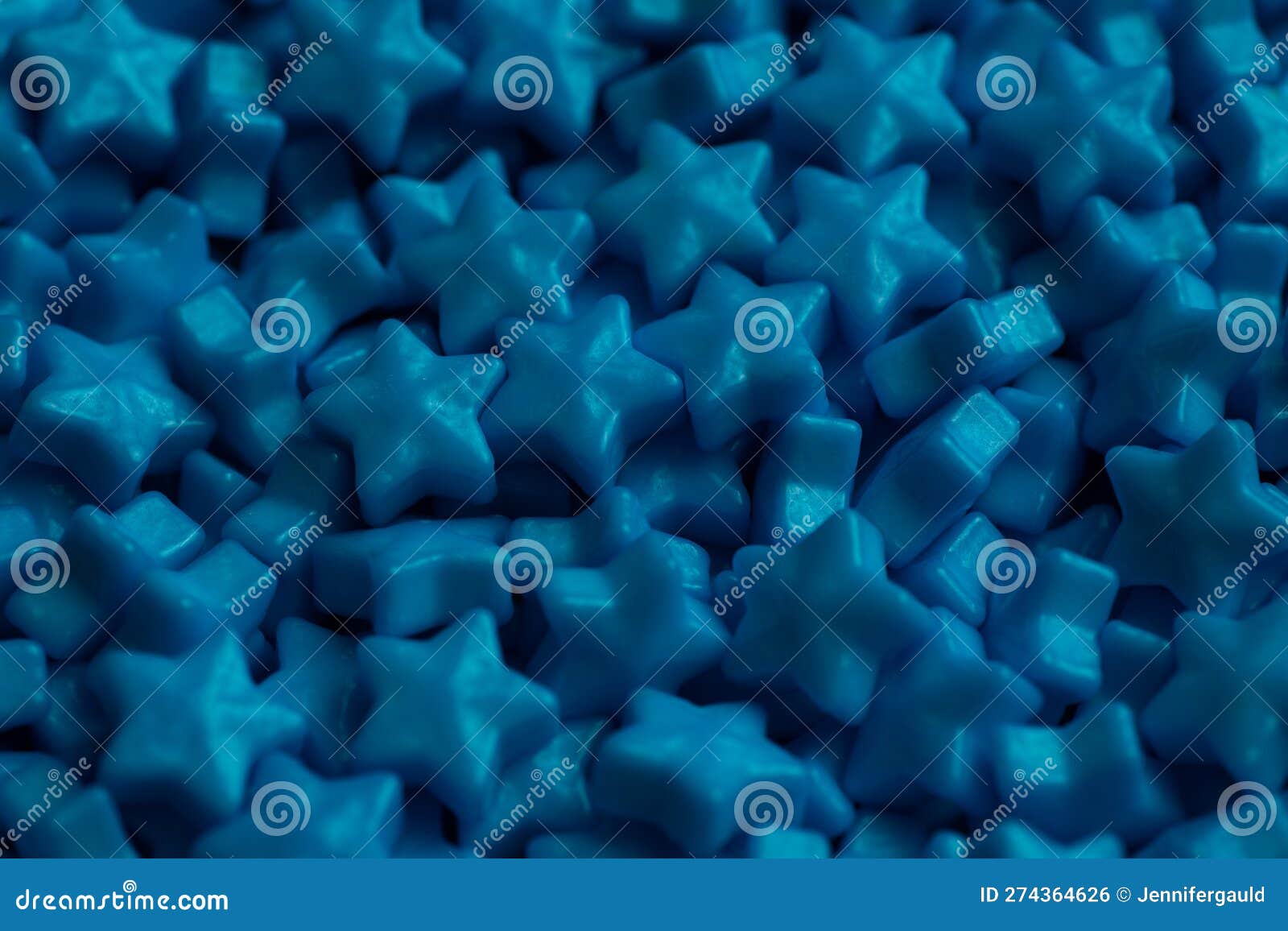 Blue Star Sugar Sprinkles Close Up Texture Stock Photo - Image of ...