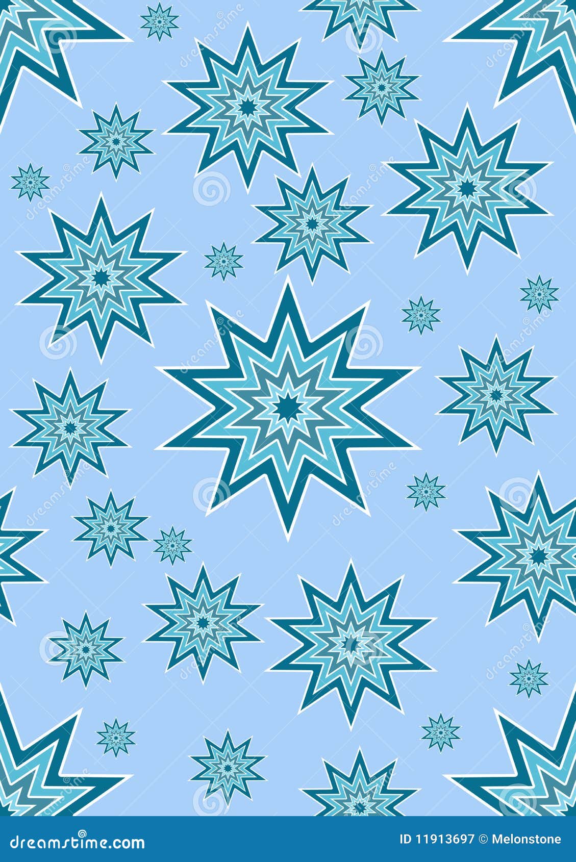 Blue star wallpaper stock illustration. Illustration of seamlessly ...