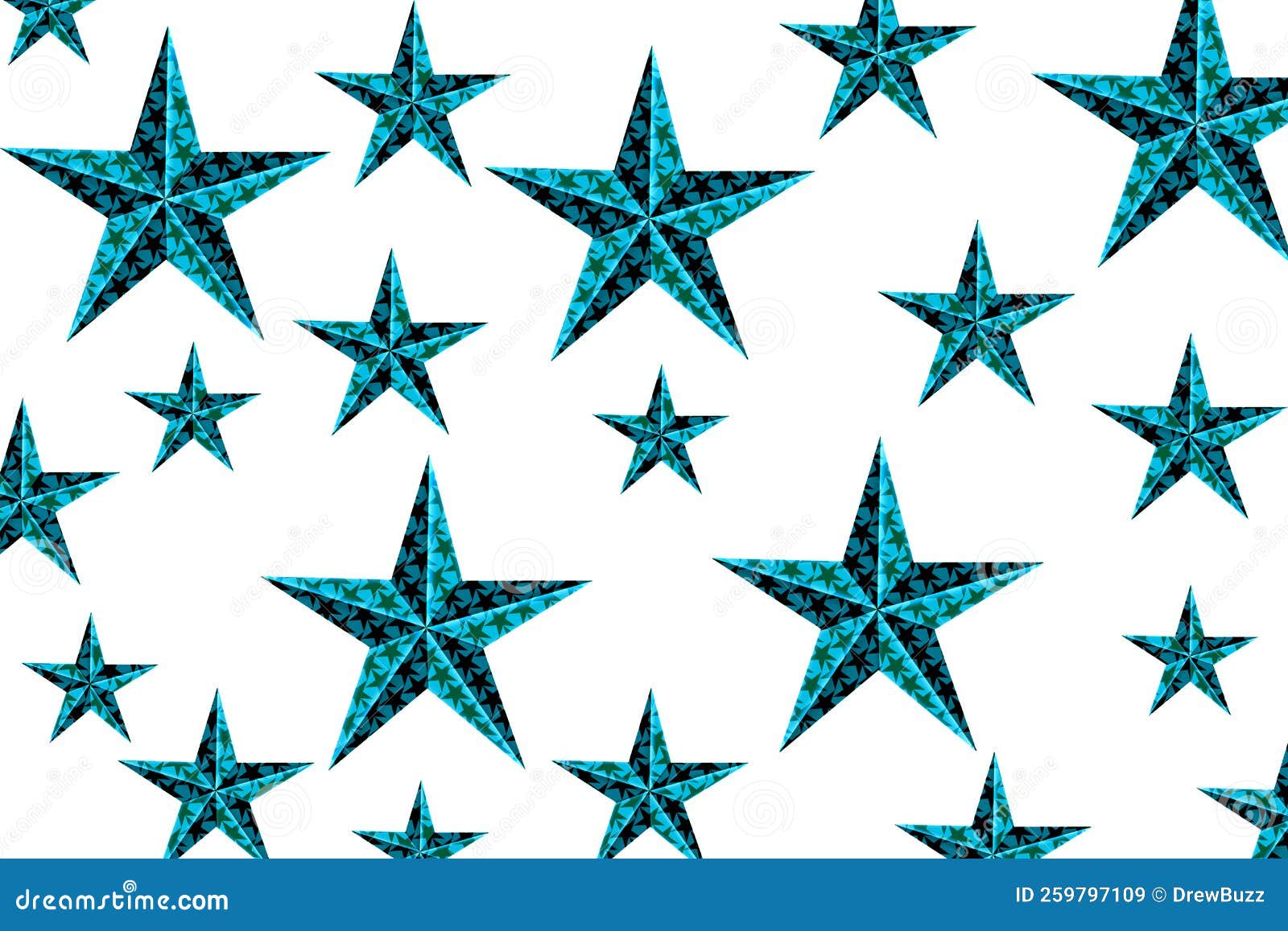 Blue Star White Holiday Christmas Invitation Decoration Stars Backdrop ...