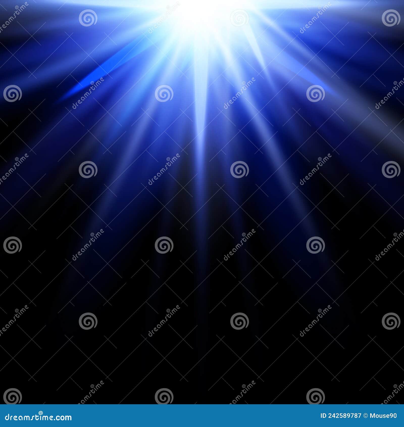 Blue starburst stock vector. Illustration of star, background - 242589787