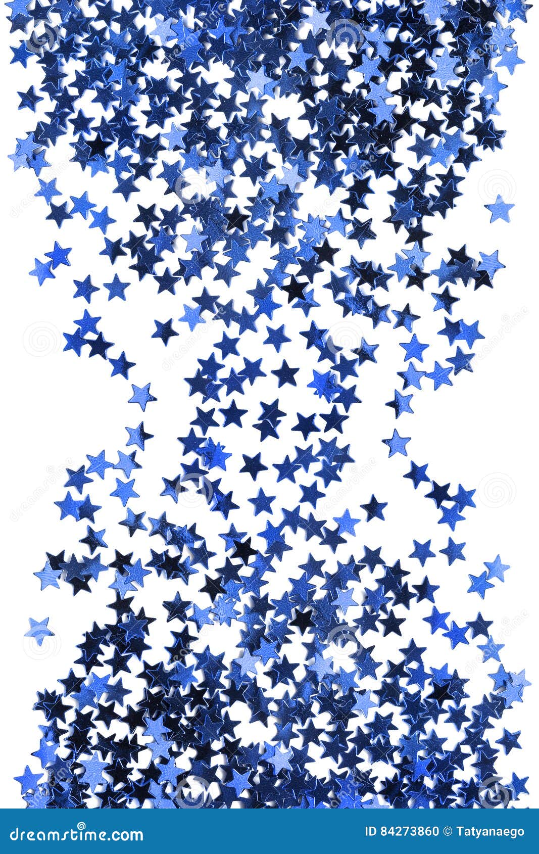 Blue stardust isolated stock photo. Image of gala, celebrate - 84273860