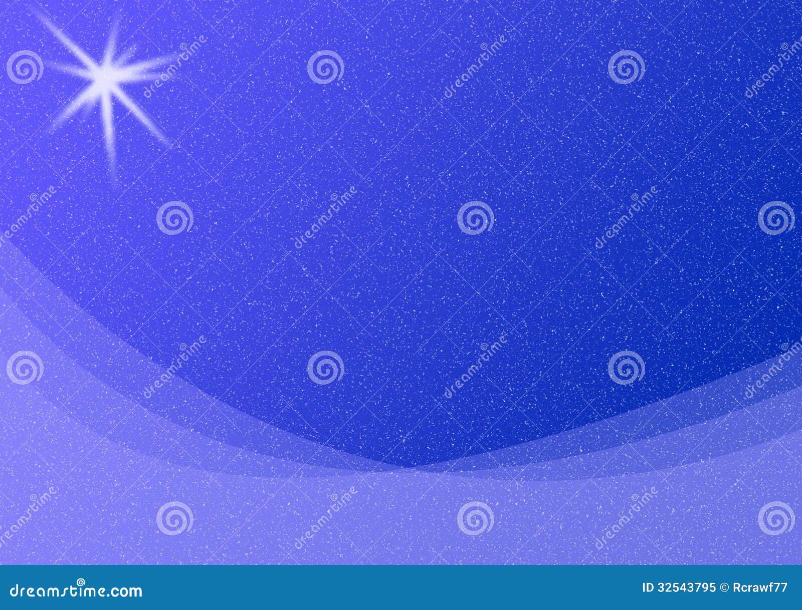Blue Starry Night Christmas Background Stock Illustration ...