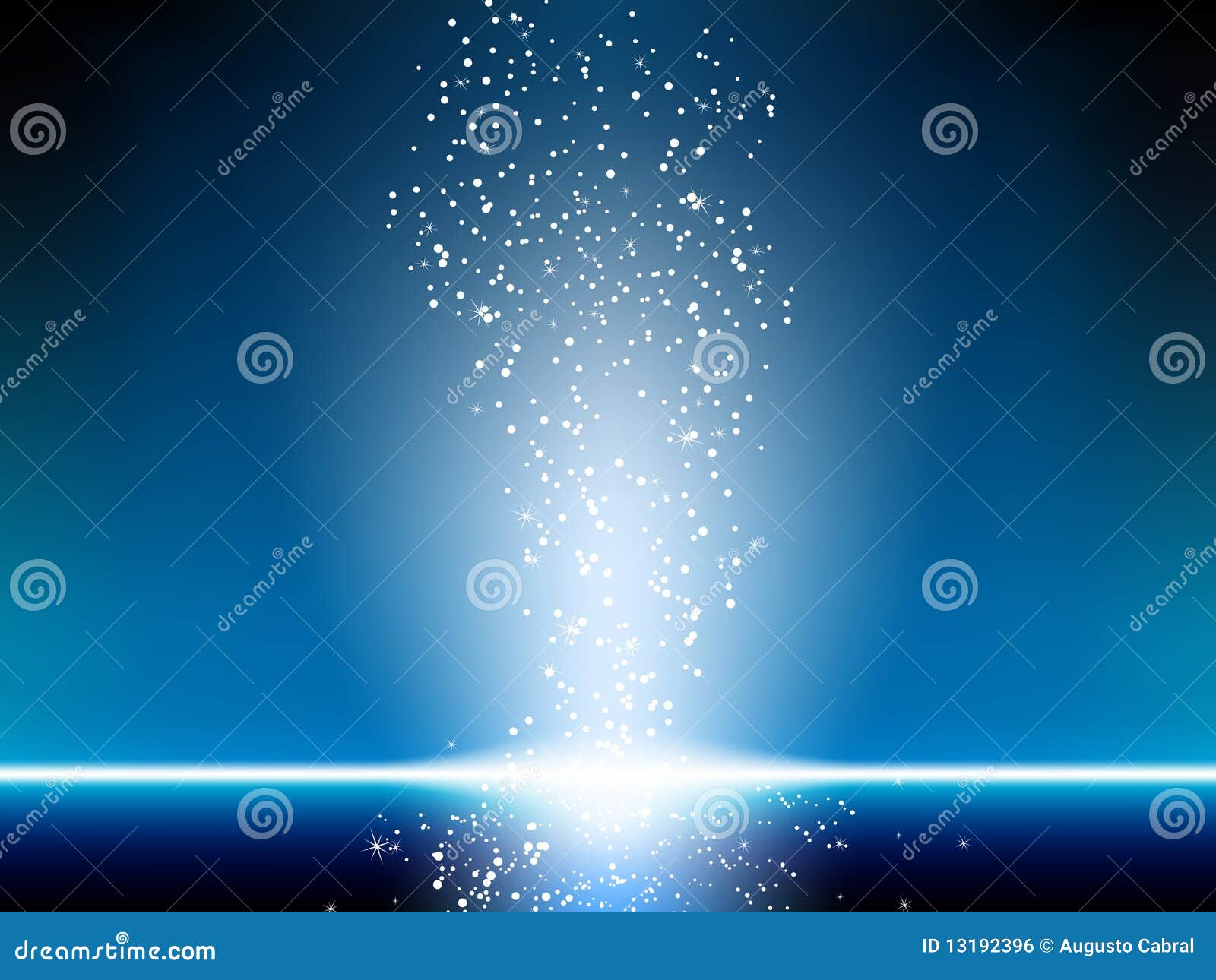 Blue Stars Background. stock vector. Illustration of luxury - 13192396