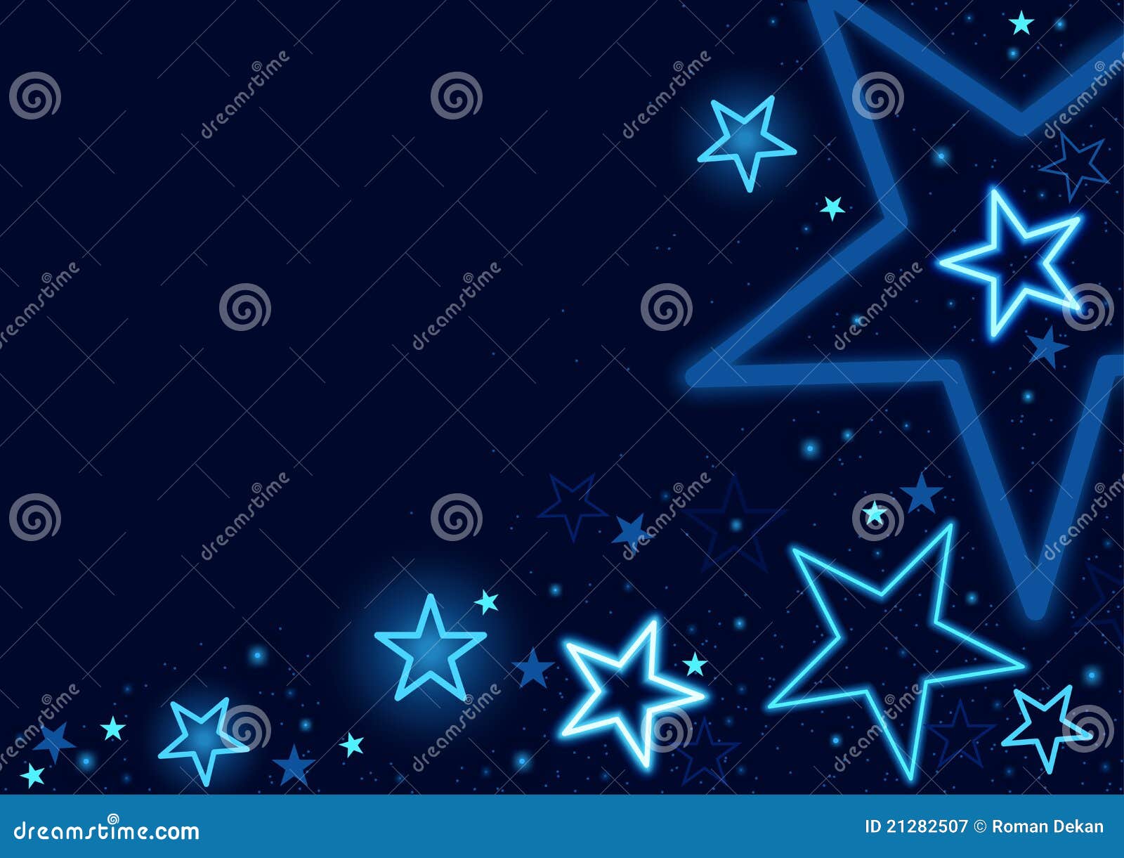 Blue Stars Background Cartoon Vector | CartoonDealer.com #21282507