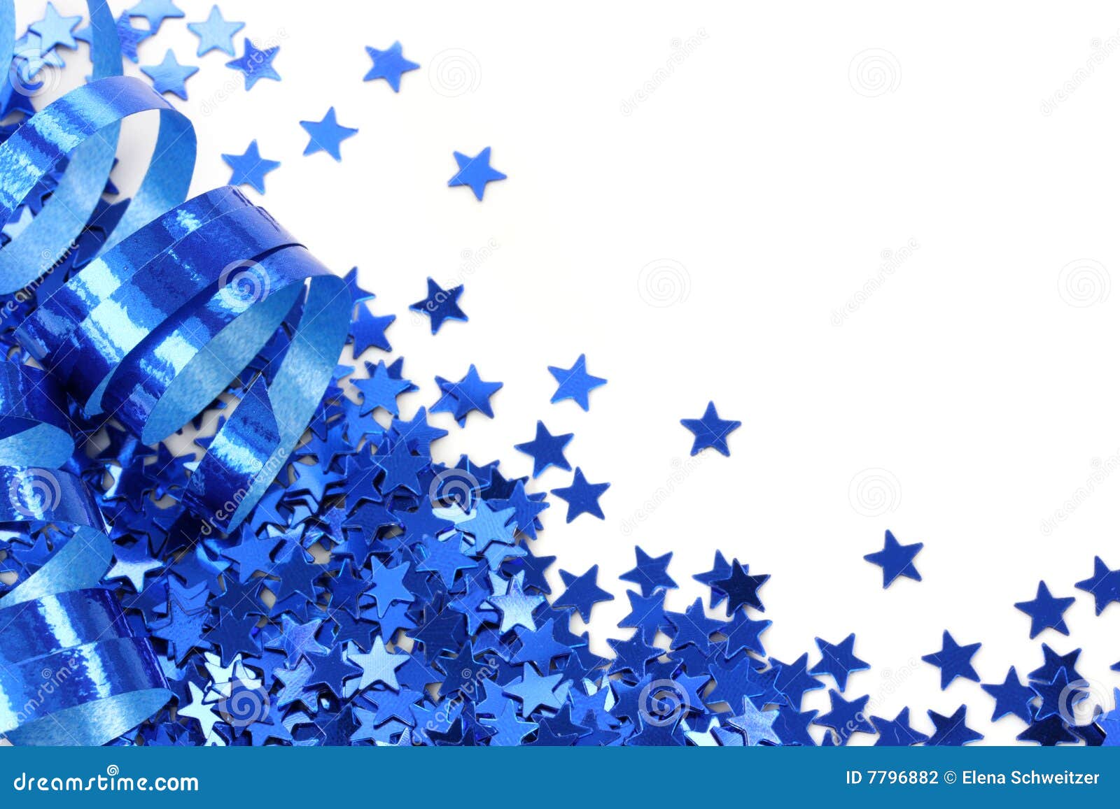 Blue Confetti Frame Stock Photography | CartoonDealer.com #14720054