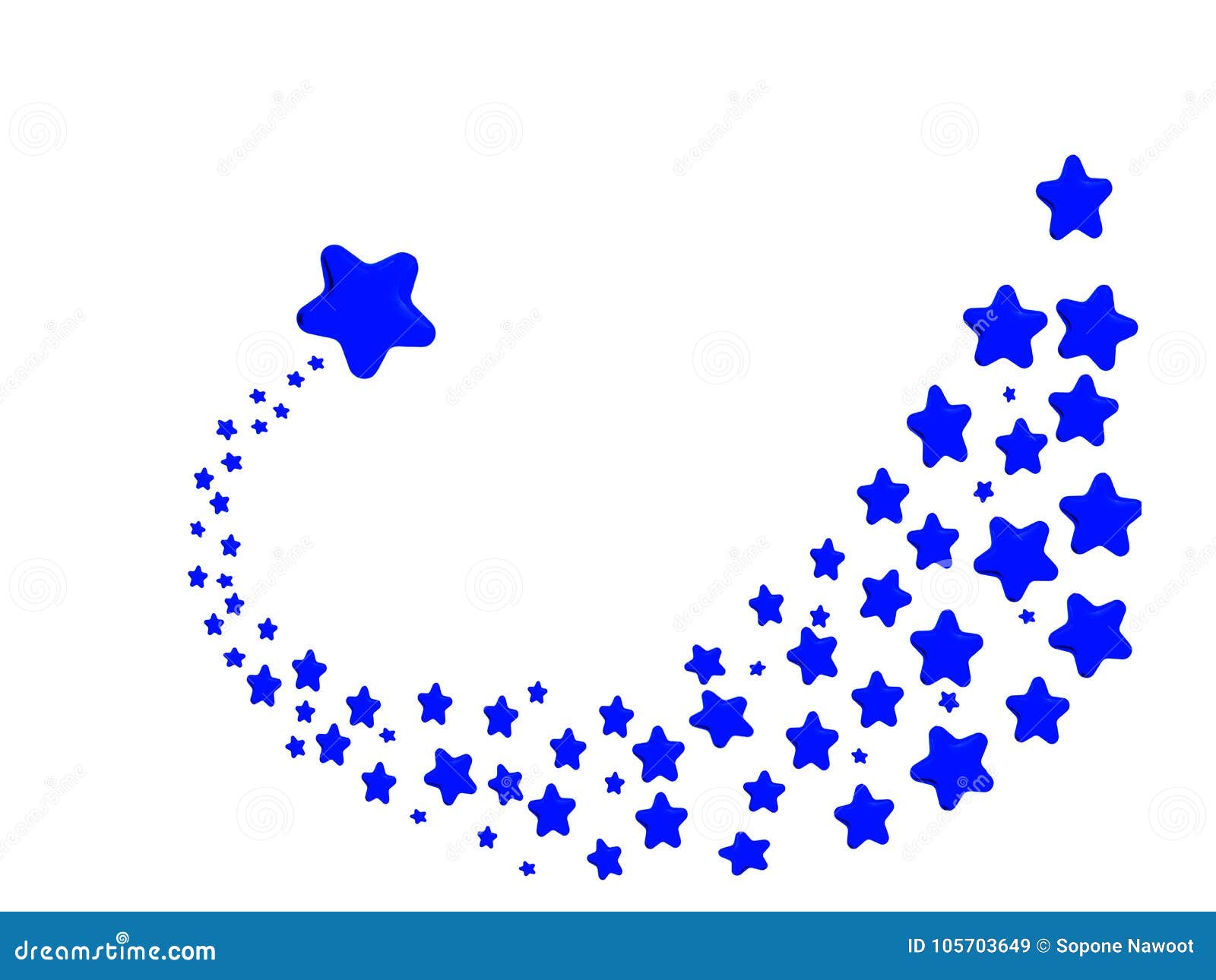 Comet Pattern, Cartoon Style Vector Illustration | CartoonDealer.com ...