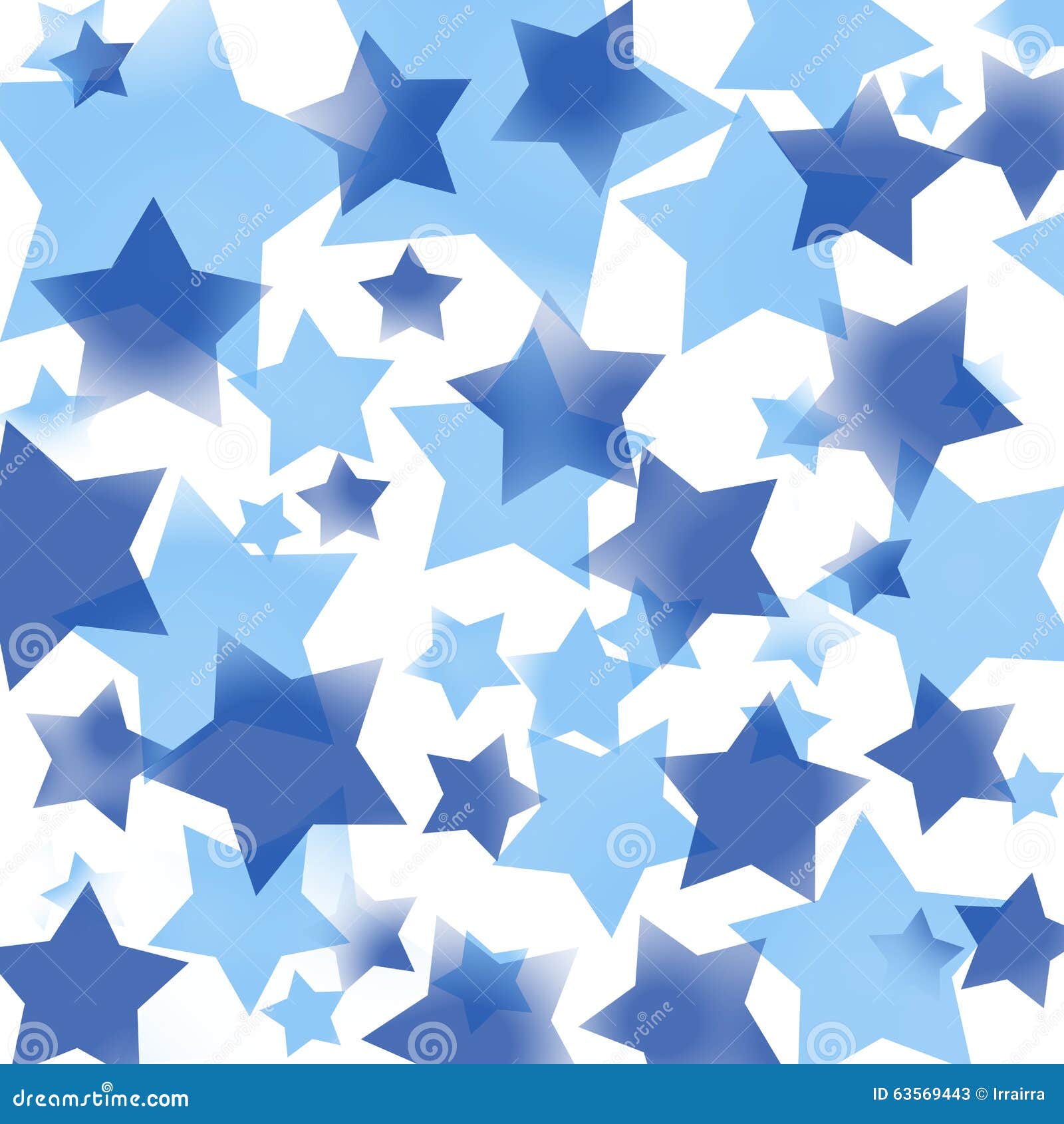 Blue stars pattern stock illustration. Illustration of happy - 63569443