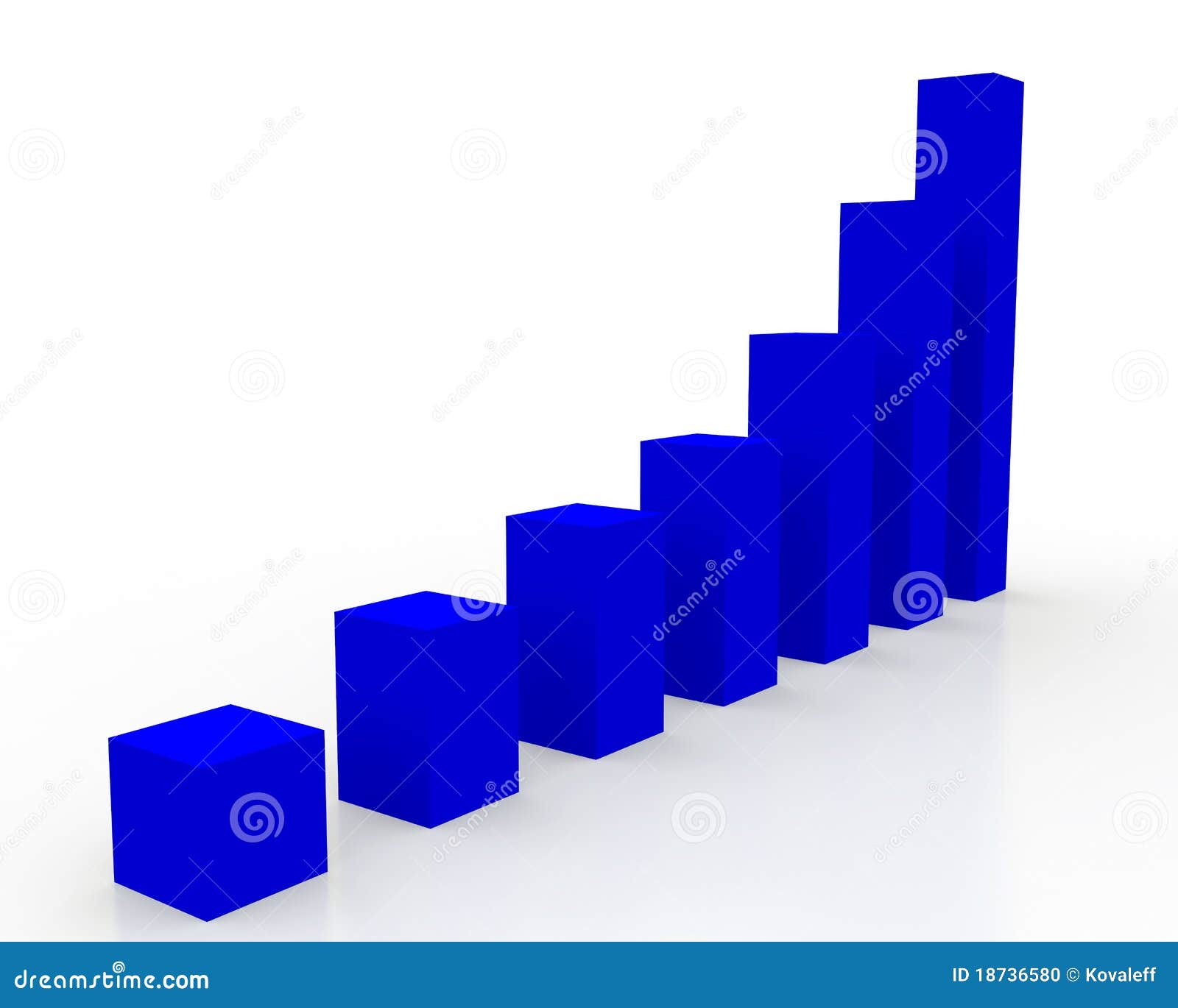 Blue statistic chart stock illustration. Illustration of analyzing ...