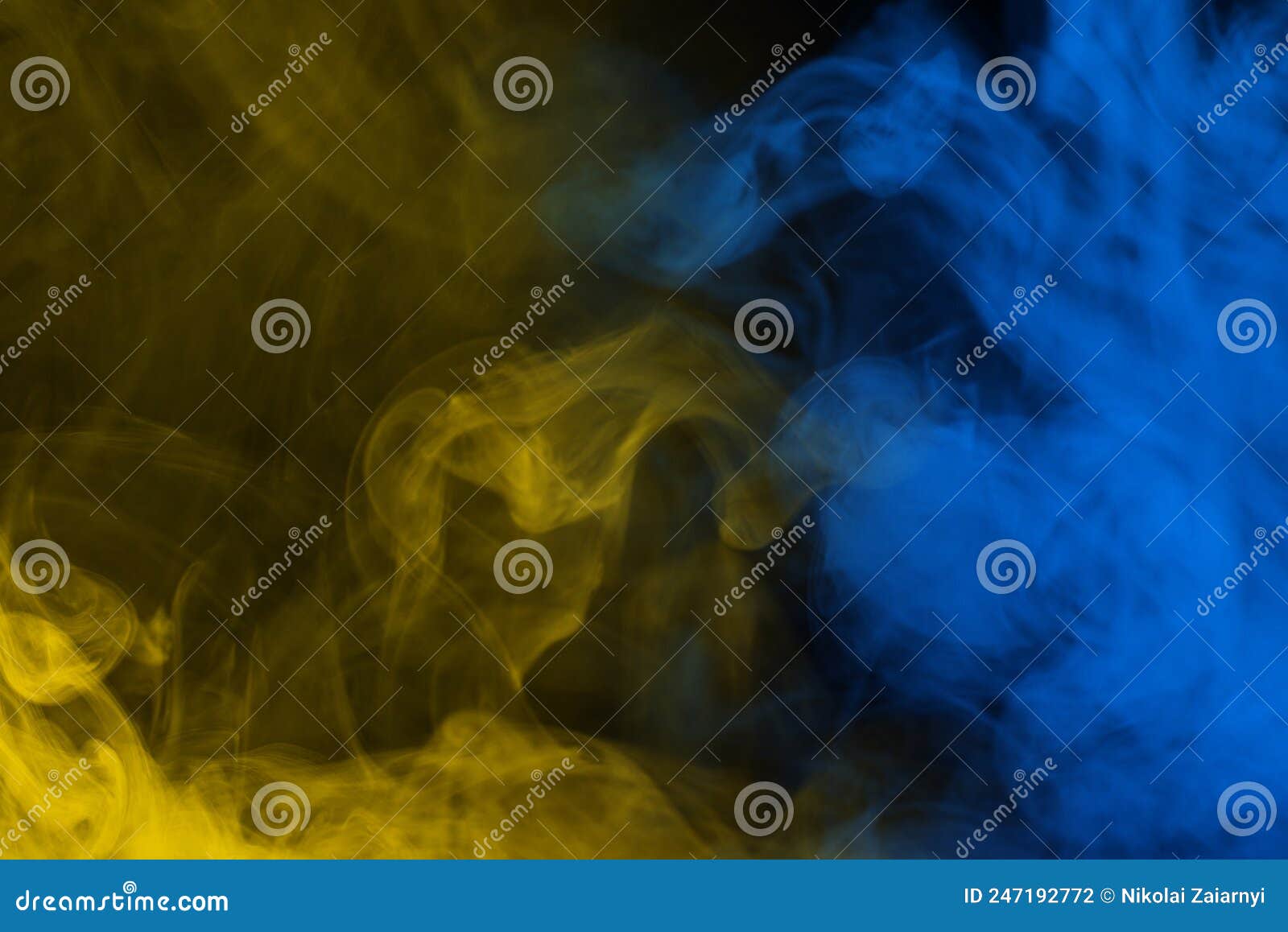 Blue Steam on a Black Background Stock Photo - Image of steam, smoke ...