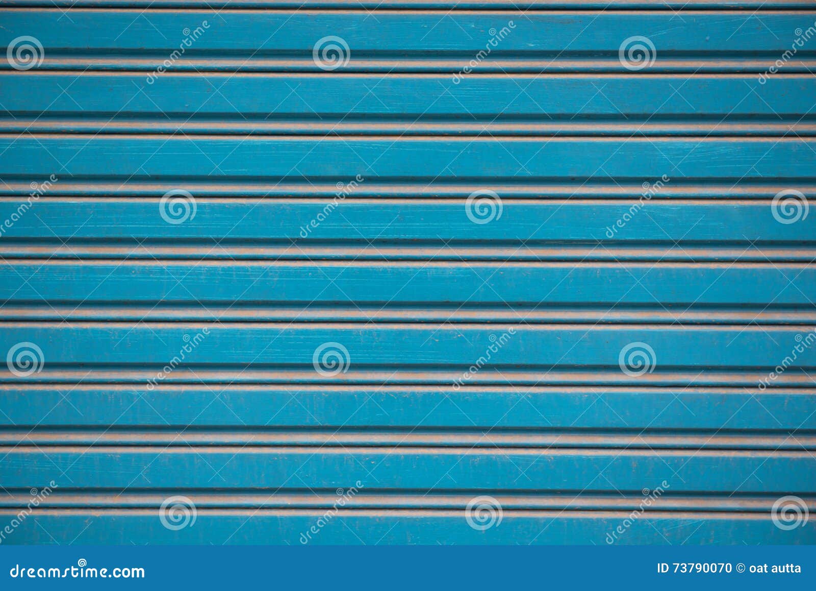 Blue Steel Door Closed. Texture Pattern and Background Stock Photo ...
