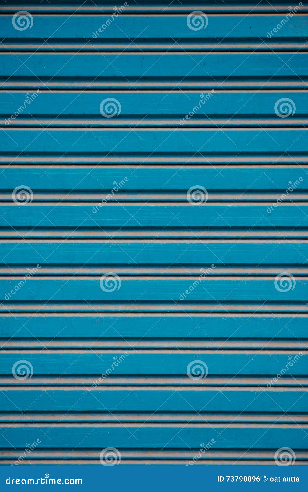 Blue Steel Door Closed. Texture Pattern and Background Stock Photo ...