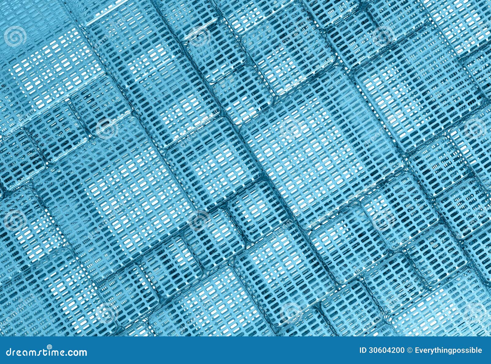 Blue Steel Mesh Metal Plate Background Stock Illustration ...