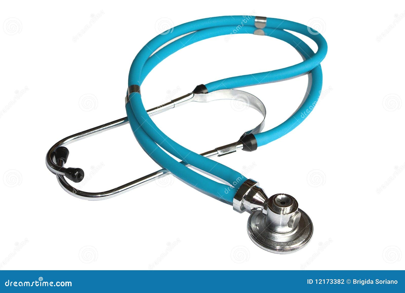 Blue stethoscope stock photo. Image of emergency, clinic - 12173382
