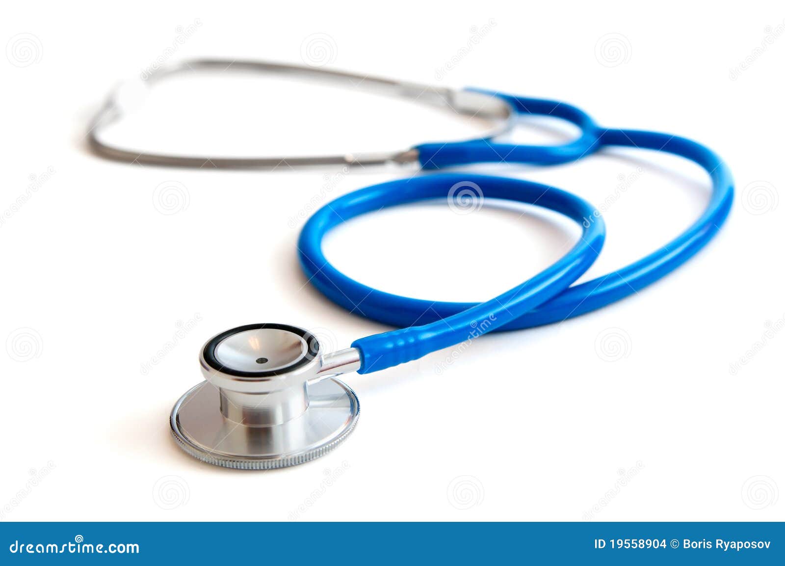 Blue stethoscope stock photo. Image of medicine, technology - 19558904