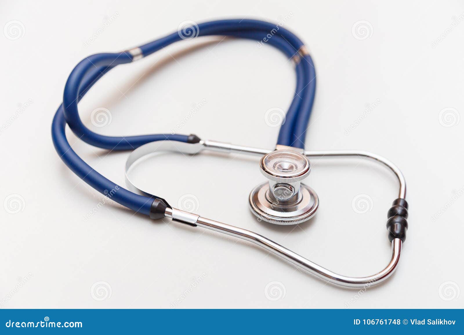 Blue Stethoscope Isolated on White Stock Photo - Image of cardiac ...