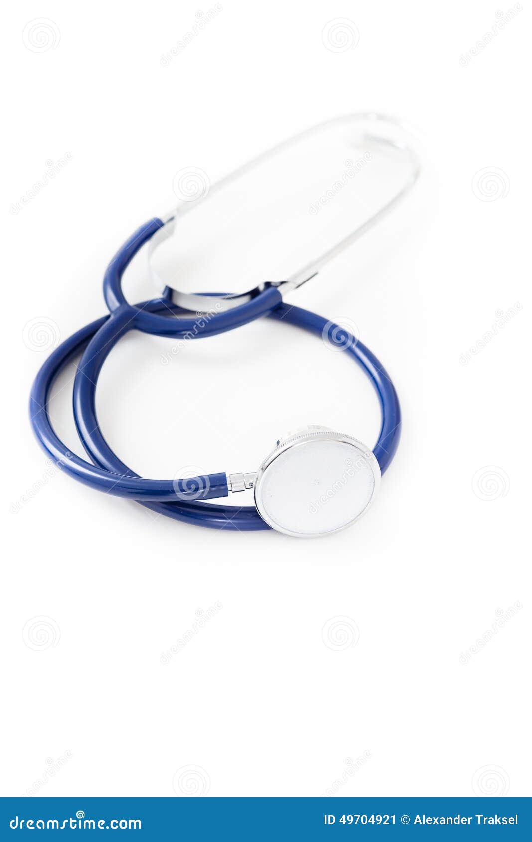 Blue stethoscope on white stock image. Image of diagnostic - 49704921