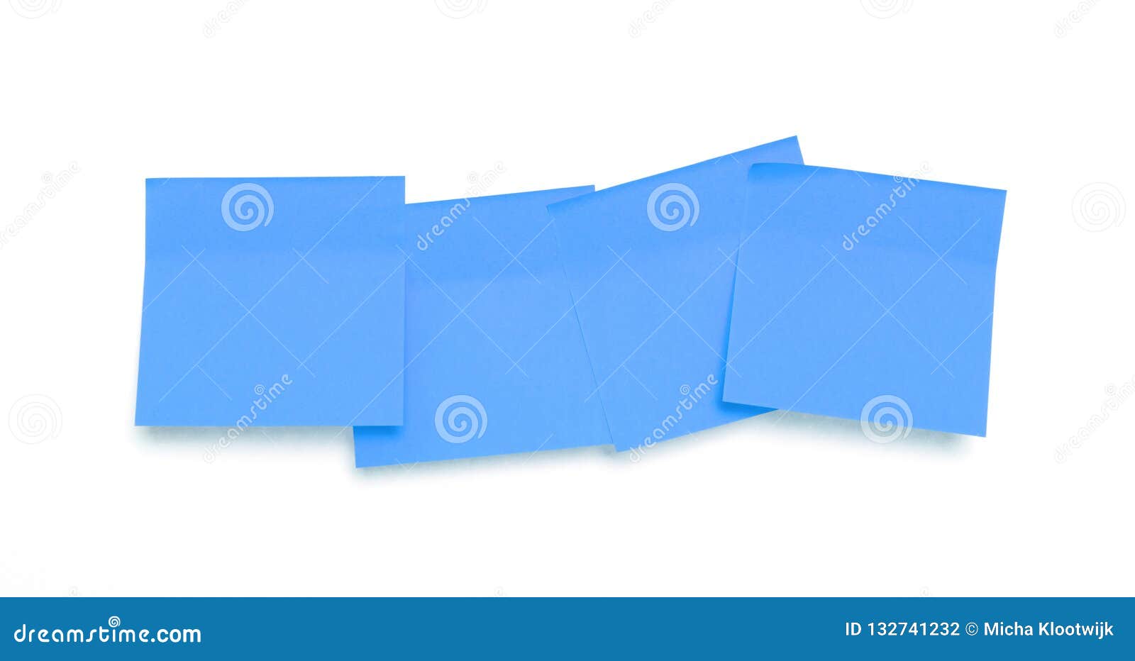 Blue sticky notes stock photo. Image of copy, release - 132741232