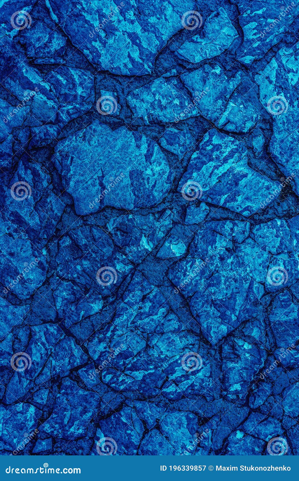 Blue Stone Floor Texture. Harmonic Pattern of Slate Tiles at the Floor ...